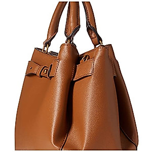 NINE WEST ARIA Satchel, Saddle TAN