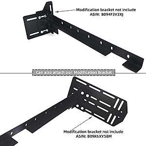 Bed Frame Footboard Extension Brackets Set Attachment Kit, Bolt-on Footboard Extension Bracket Attachment Kit - Fit for Twin,Full,Queen,King Size Bed