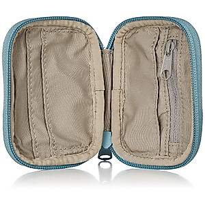 Fjällräven Kanken Card Wallet for Men, and Women - Zippered Compartment with Interior Coin Pocket, Exterior Sleeve, and Durable Design Sky Blue One Size One Size