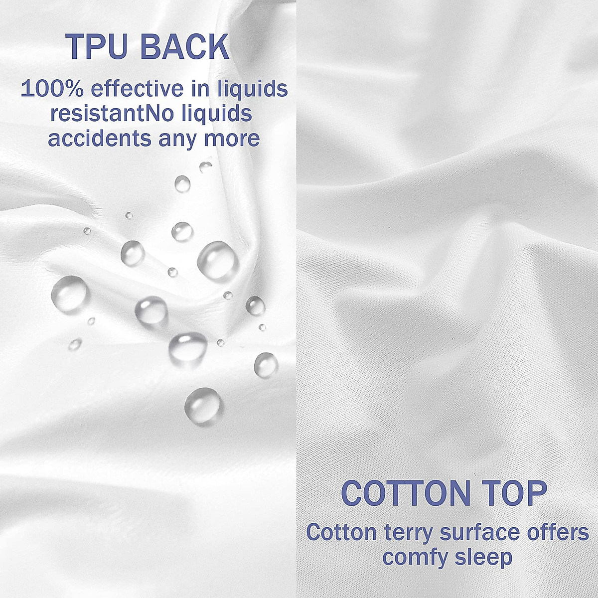 Jundetye Waterproof Crib Mattress Protector Pad, Toddler and Baby Crib Mattress Cover, Protective Sheet for Infant Boys and Girls Bedding Sets, 28''x 52''