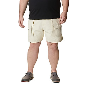 Columbia Men's Brewha II Short, UPF 50 Sun Protection, Fast Drying Stone