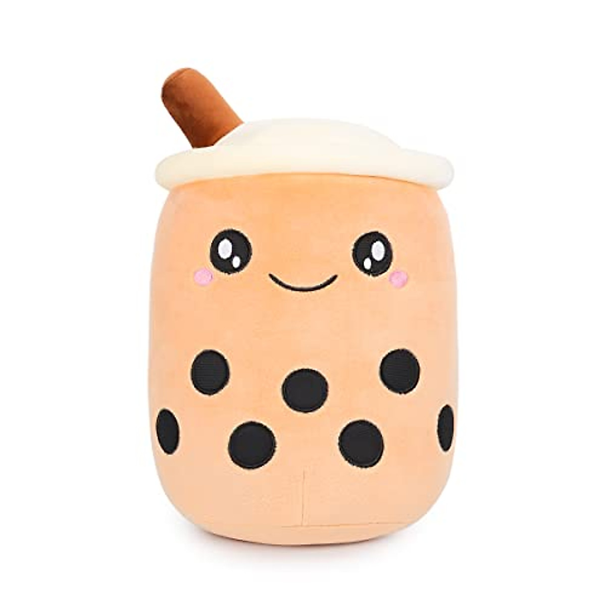 AIXINI 19.6 inch Boba Plush Stuffed Bubble Tea Plushie Cartoon Milk Tea Cup Pillow Big, Soft Kawaii Pillow