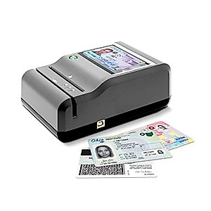 E-Seek M280 ID Reader - USB Flatbed Scanner & 2D Barcode Reader for Desktop