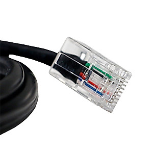 APG Printer Interface Cable | CD-101A | Cable for Cash Drawer to Printer Connection | 1 x RJ-12 Male - 1 x RJ-45 Male | Connects to EPSON and Star Printers