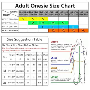 ABPTBAZ Adult Onesie Pajamas Animal Cosplay Halloween Costume Homewear Pajamas for Women and Men