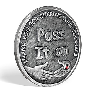 5 Pcs Rainbow Kindness Token Appreciation Coin Pass It on Gift