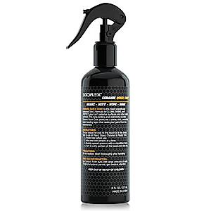 EGOFLEX Ceramic Coating for Cars Paint Sealant Detailing Spray - Automotive Wax & Polish Waterless Wash Hydrophobic SiO2 Top Clear Coat Crystal Shine for Car, SUV, Motorcycle, RV, Boat, Yacht 8 Fl Oz