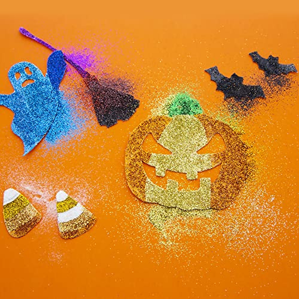 BAZIC Glitter Shaker Iridescent Metallic Color, Sparkling Powder for Kids Slime Paints Crafts Nail Art Polish Skin Halloween Party (12g/Pack), 1-Pack