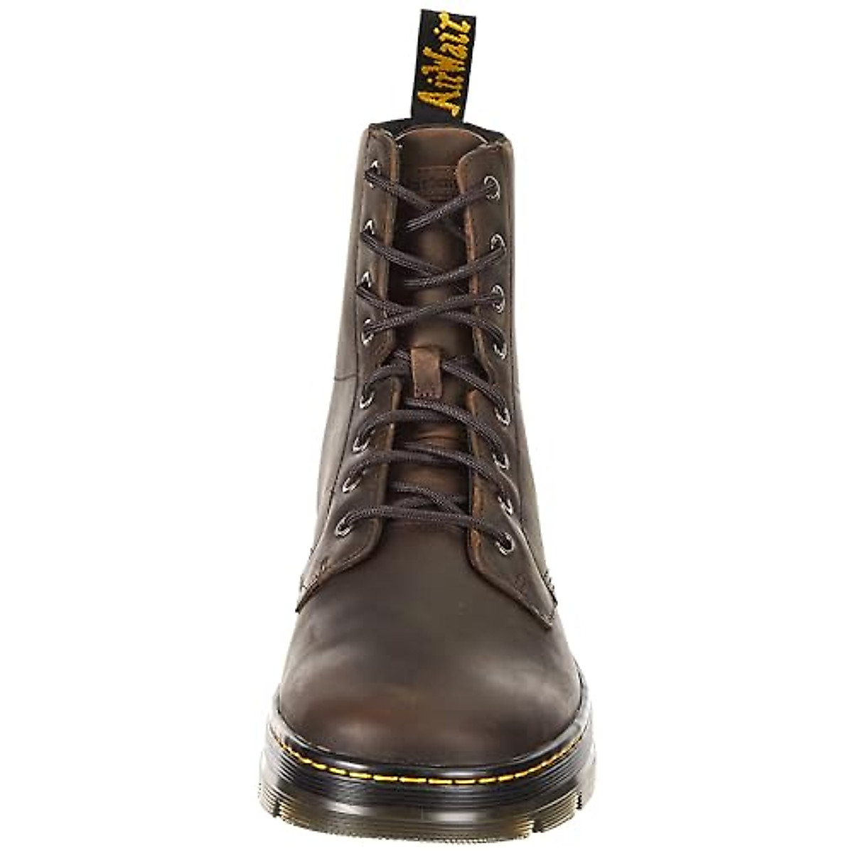 Dr. Martens unisex adult Lace Fashion Boot, Gaucho Crazy Horse, 11 Women 10 Men US