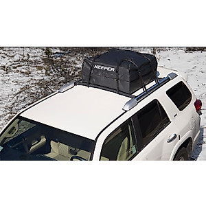 Keeper 11 Cubic Feet Weatherproof Rooftop Cargo Bag, Rooftop Cargo Carrier Bag, for All Vehicle Roof Racks