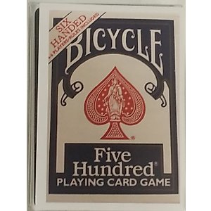 Bicycle Six Handed 500 Card Deck