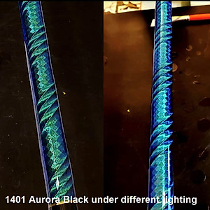 Hitena Rod Wrapping Thread - Metallic Aurora Winding Thread. Color Shifting Thread That Changes Color by Different Light, Angle and Background