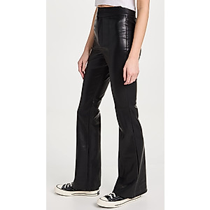[BLANKNYC] Womens Vegan Leather High Rise Pants, Stand Out, 31-32 US