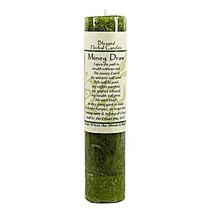 Blessed Herbal Candle - Money Draw