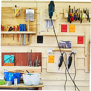 VILLCASE 24 Pcs Battery Suspension Bracket Drill Battery Dock Holders M18 Battery Wall Mount Electric Tool Storage Holder Milwaukeetool Tool Mount Holders Abs Lithium Battery Wall Hanging