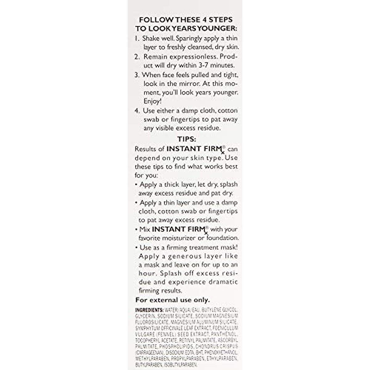 Peter Thomas Roth | Instant FIRMx Temporary Face Tightener | Firm and Smooth the Look of Fine Lines, Deep Wrinkles and Pores