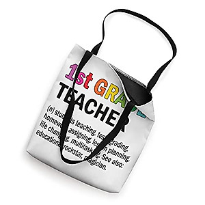 First Grade Teacher Definition 1st Grade Tote Bag