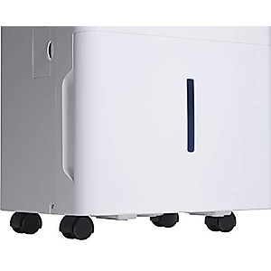 Haier 50 Pint Portable Dehumidifier with Pump, Perfect for Bedroom, Basement & Garage, Ideal for High Humidity or Wet Areas, Built-in Pump, Energy Star Certified, White