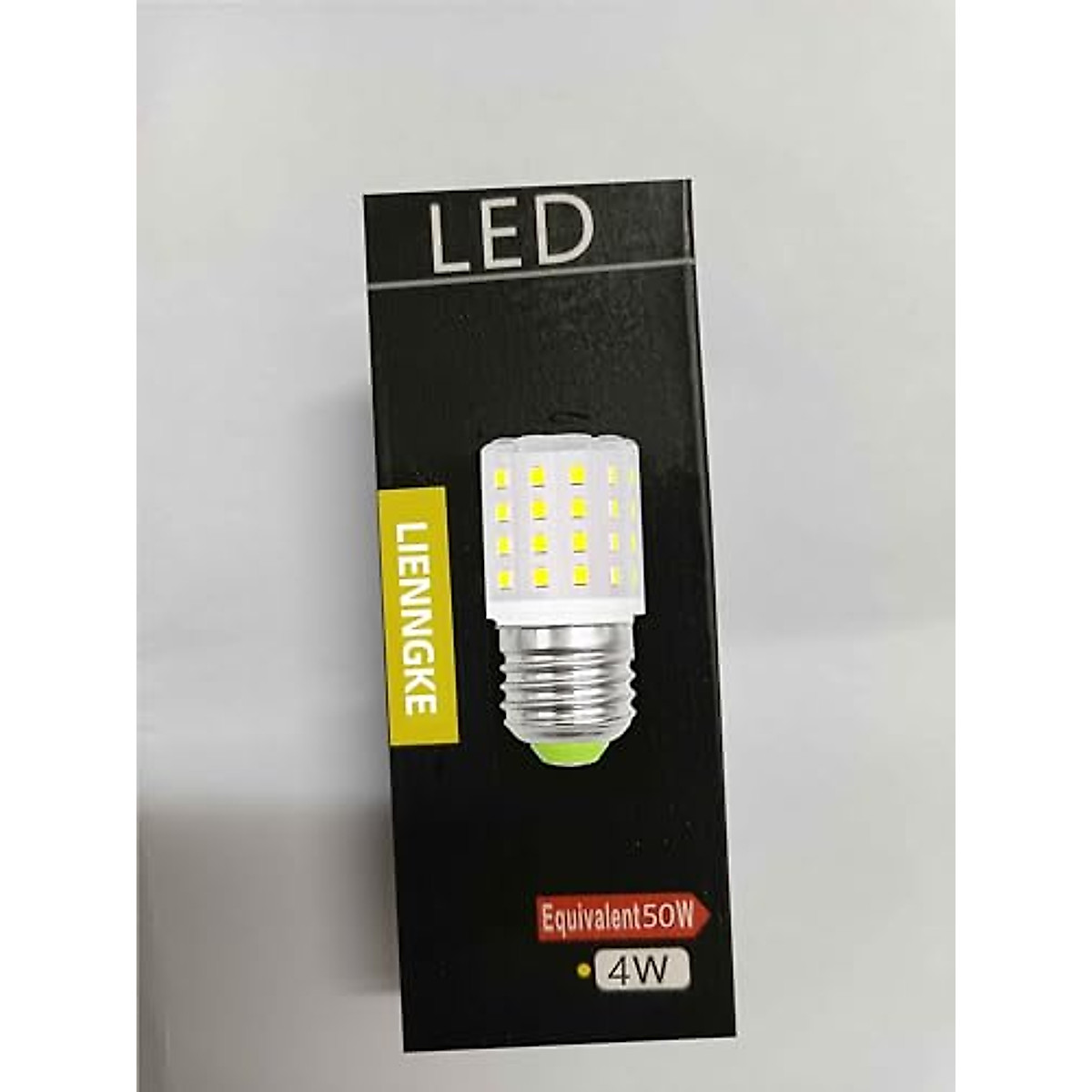 DAPSHU LED AC 100-265v 3.5w Replacement Refrigerator Light Bulb KEI D34l Daylight White 6000K E26 40W Halogen Equivalent 500Lm T10 Corn Medium Screw Base Bulbs Pack of 1