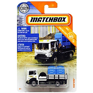 Matchbox 2019 MBX Construction Poop King 22/100, White