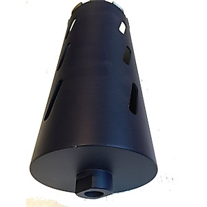 3 1/2" Laser Welded Dry Diamond Core Drill Bits for Cutting Concrete and Asphalt, 3 1/2" Diameter x 11" Length