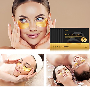 AVJONE 24K Gold Eye Mask (30 Pairs) – Puffy Eyes and Dark Circles Treatments – Relieve Pressure and Reduce Wrinkles, Revitalize & Refresh Your Skin