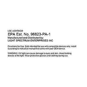 LSE Lighting UV Bulb for YD706 4 Watt 6 inches Long