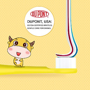 leyoung Kids Electric Toothbrush, Vibrating Toothbrush for Children Boys and Girls Age 3-13, with Smart Timer Rechargeable Electric Toothbrush, IPX7 Waterproof, Christmas Gift for Kids