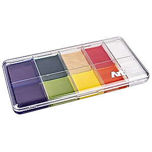 ArtBin 6907AB Slim Line 10 Compartment Small Art & Craft Organizer, [1] Plastic Storage Case, Clear