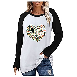 Womens Clothing Fall 2022 One Size Fits Most Lasin Collar Easy Knits Book and Womens Shirt Womens Loose V Neck Sweater Funny Day Shirts Women