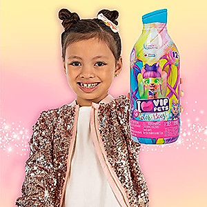 IMC Toys VIP Pets Color Boost - Includes 1 VIP Pets Doll, 9 Surprises, 6 Accessories| Kids Age 3+ (712003)