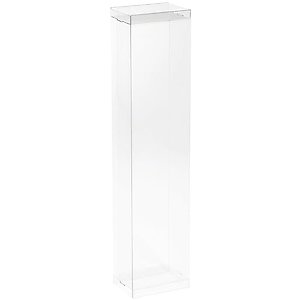DollSafe Clear Folding Display Box for Thin 11-12 inch Dolls and Action Figures, 3" W x 2" D x 12.5" H, Pack of 20