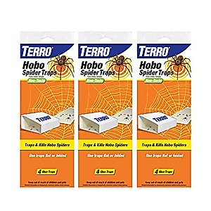 TERRO T293SR Hobo Spider Traps-3 Pack,White