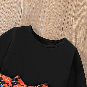 LYQTloml Toddler Baby Little Girls Halloween Nightmare Christmas Dress Kids Birthday Party Clothes Fall Long Sleeve Casual Outfit 1-8Y