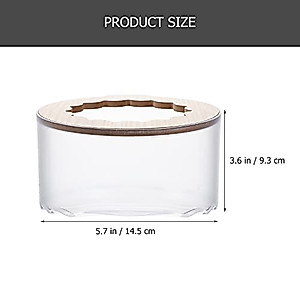 LUOZZY Hamster Bathroom Hamster Sand Bath House Rat Toilet Hamster Hideout Hamster Bath Box (A)