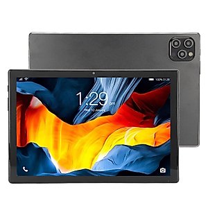 Haofy Digital Tablet, Black 10.1 Inch Front 8MP Rear 13MP WiFi Tablet 1960 X 1080 Resolution for Video for Studying (US Plug)