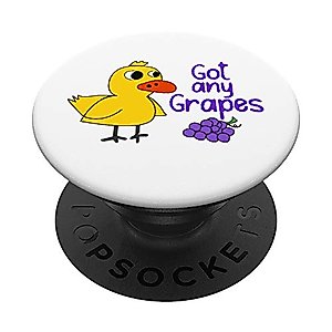 Duck Lovers Got Any Grapes PopSockets PopGrip: Swappable Grip for Phones & Tablets