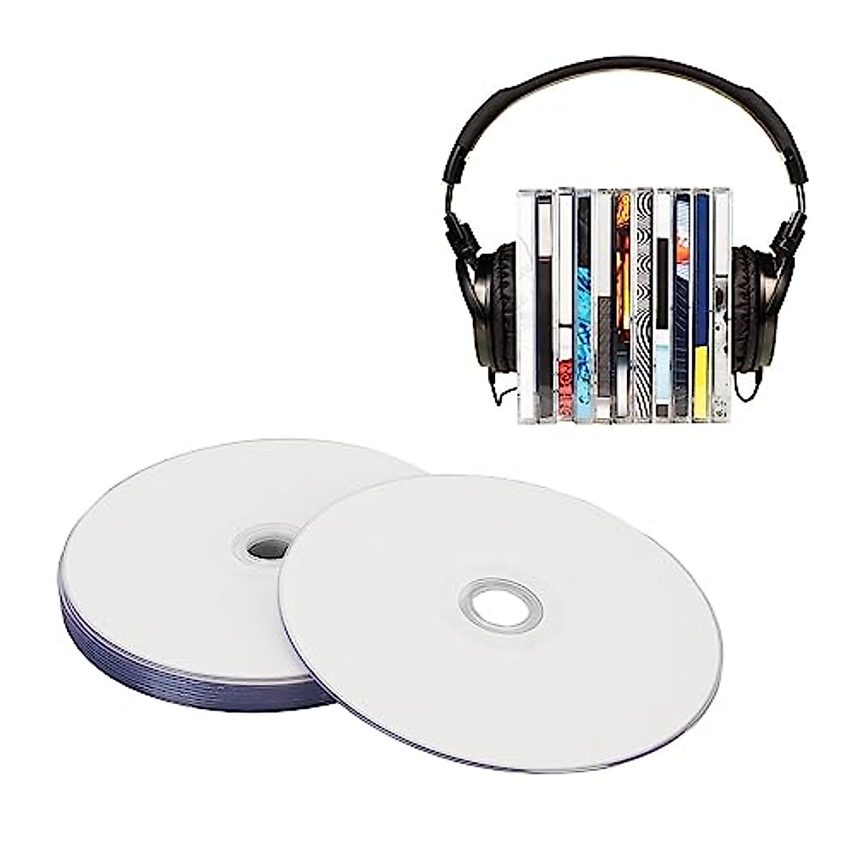Mini Recordable Blank DVD R Discs Disk, 4.7GB 16X High Speed Blank DVDs for Burning Video，DVD Discs Blank, Recordable DVDs for Music Video Photos(10 PCS)