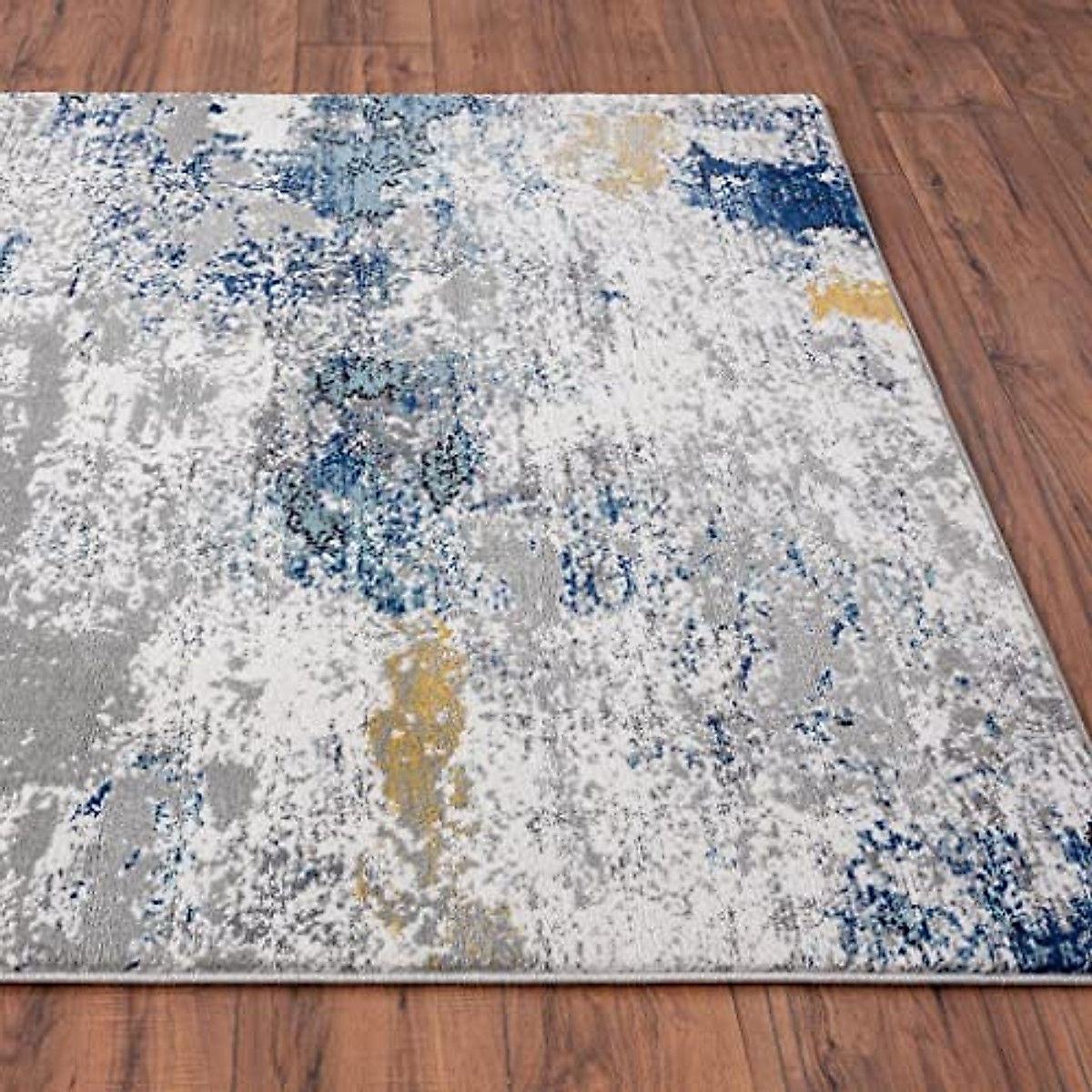 LUXE WEAVERS Victoria Collection Multi 6x9 Abstract Area Rug
