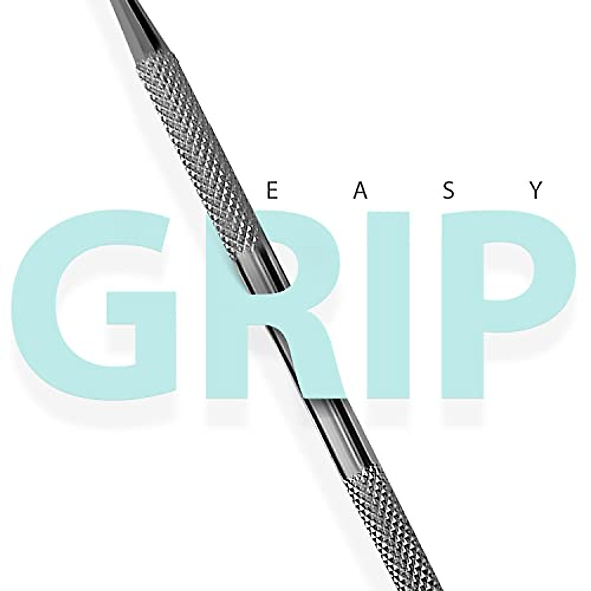 SURGICAL ONLINE Metal Spatula 5 pcs Set Kit Tools - Stainless Steel Double-Sided Tools, High Mirror Finish, Built-in Finger Grips.