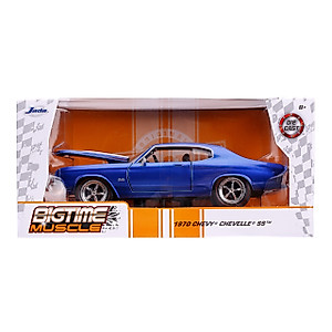 Jada Toys Big Time Muscle 1970 Chevy Chevelle SS Blue 1: 24 Diecast Vehicle