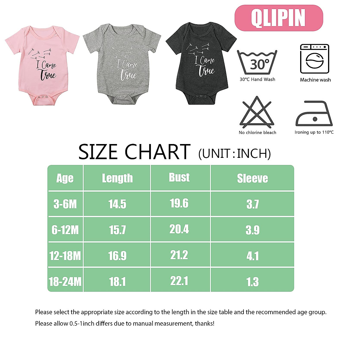 QLIPIN Mom and Me Matching Shirt Mama and Baby Matching Outfits Dandelion Print Tshirt I Made A Wish I Came True Baby Mother Family Outfit Set