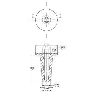 Caplugs T-7X T Series – Plastic Tapered Cap and Plug, 200 Pack, Red LD-PE, Cap OD 0.549" x Plug ID 0.695" Protective Closures, Dust and Moisture Seals, MIL Spec, SAE Fittings, Hydraulic (99394279)