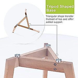 ivinta Small Dining Table Set for 2, Round Glass Dining Table with Two Yellow Upholstered Fabric Chairs, 3 Pieces Dining Table Set for Apartment, Kitchen, Dining Room, Patio Dining Set (Yellow)…