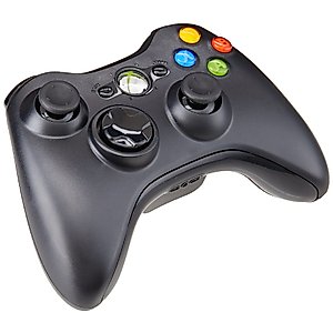 Xbox 360 Wireless Controller Black by Microsoft (Renewed)