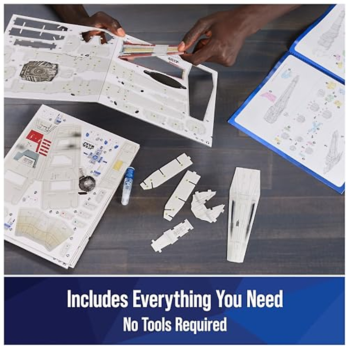 4D Build Star Wars T-65 X-Wing Starfighter 3D Model Kit, Star Wars Gifts, Star Wars Toys for Star Wars Fans & Collectors, Adults & Teens 12+