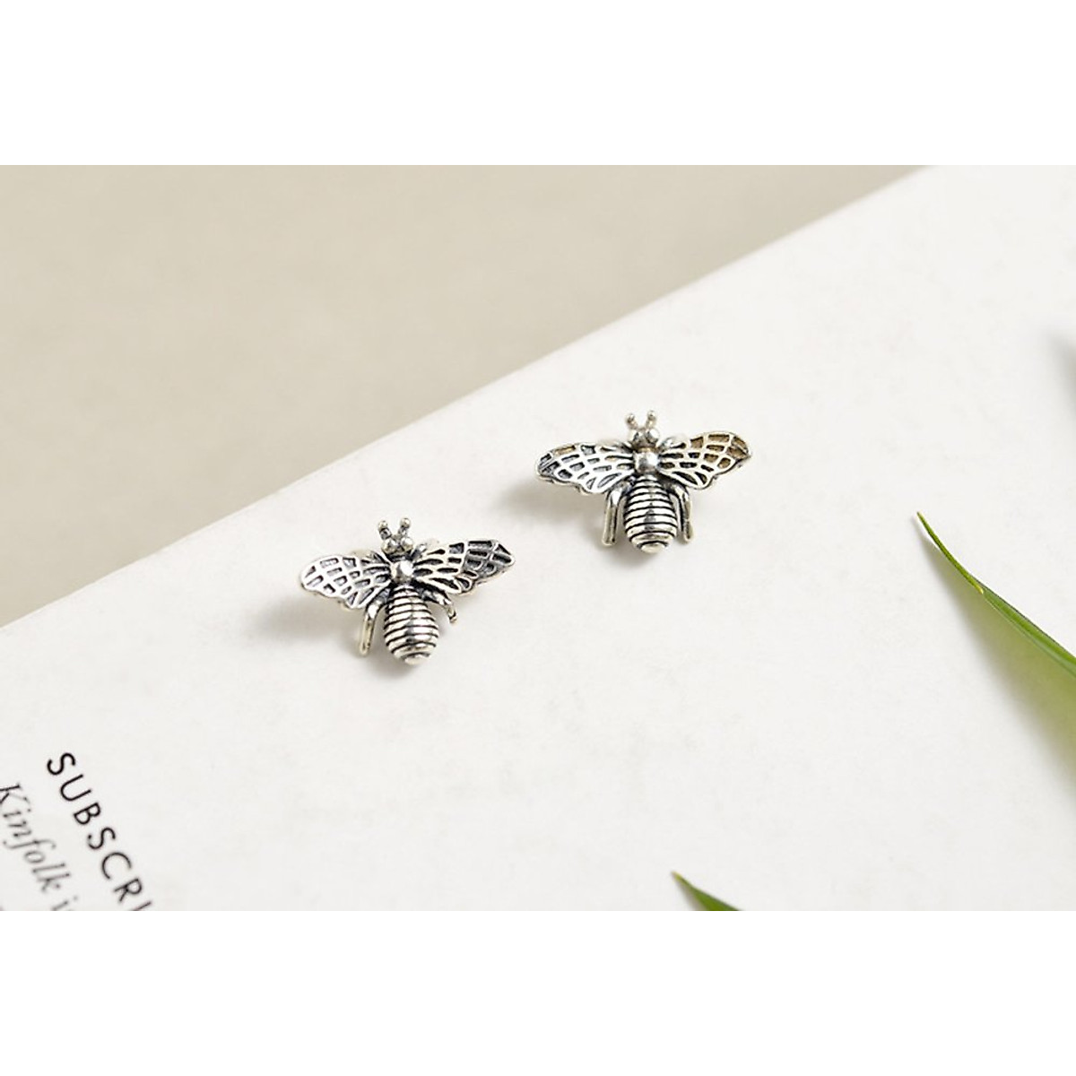 SLUYNZ 925 Sterling Silver Cute Bee Earrings Studs for Women Teen Girls Animal Studs Earrings