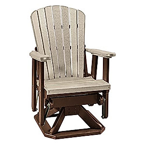 American Furniture Classics 510WWTB Swivel Glider, One Size, Weather Wood/Tudor Brown