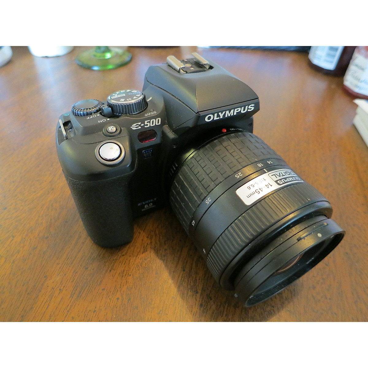 OM SYSTEM OLYMPUS Evolt E500 8MP Digital SLR with Zuiko 14-45mm f/3.5-5.6 Digital SLR Lens