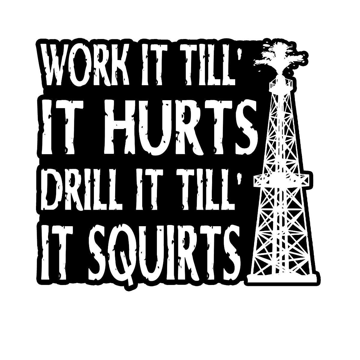 Kakembo Oilfield Hard Hat & Tool Box Vinyl Stickers – Stickers for Adults – Badass Oilfield Stickers Including, Drill Rig, Roughneck, FRAC, Oil Field Trash, Oil Rig and Rig Life